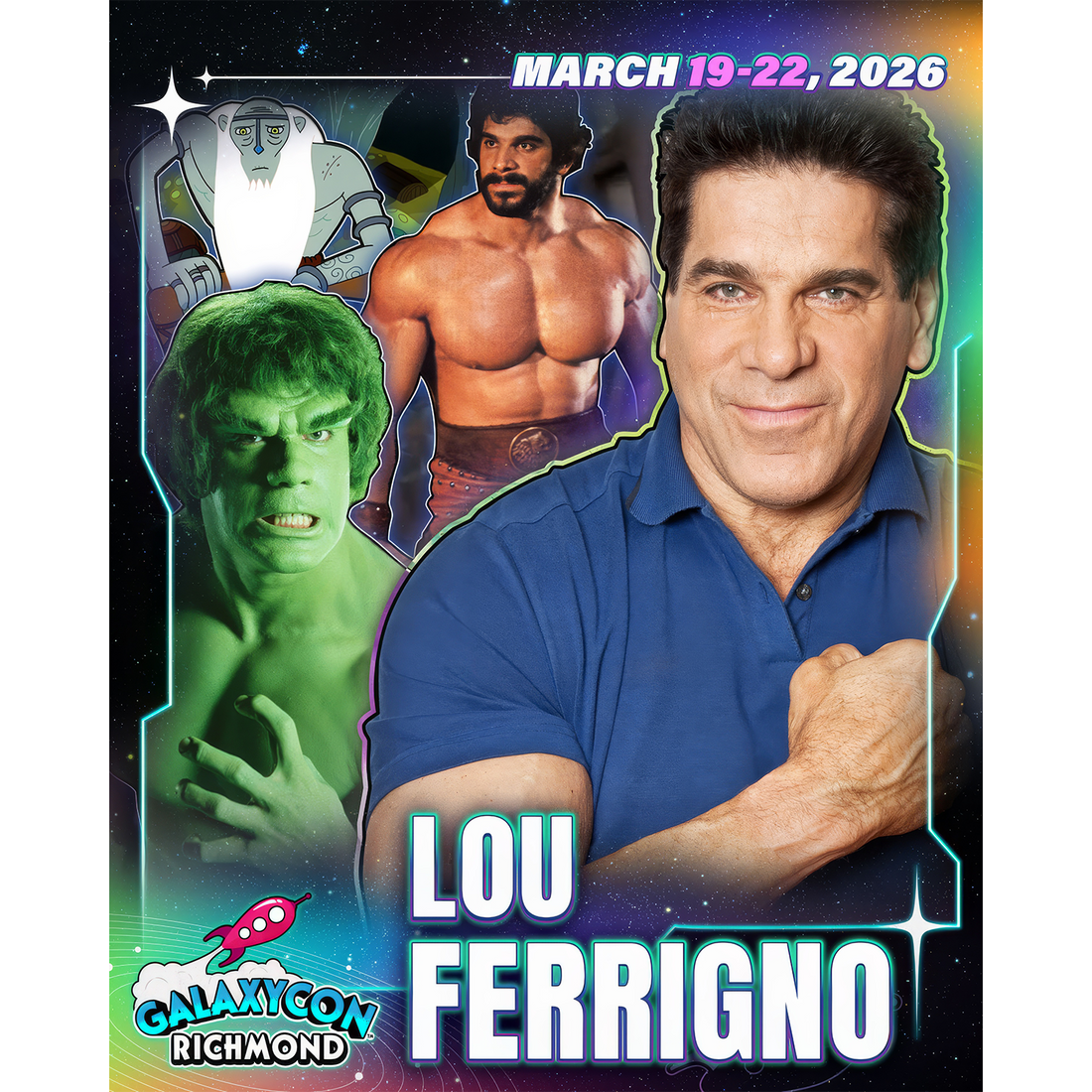 LOU FERRIGNO AUTOGRAPH PRE-ORDER – Fénix Autographs